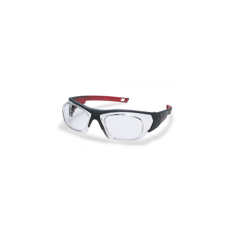 Uvex RX cd 5518 Schutzbrille mit Sehstärke in anthrazit/rot Scheibe 5