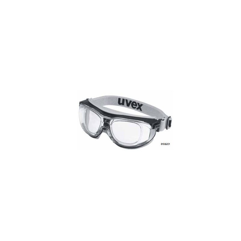 Uvex RX sp 5510 Schutzbrille mit Sehstärke in mattschwarz/orange Sche ...