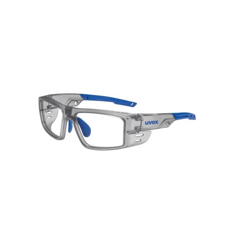 Uvex RX cd 5522 Schutzbrille mit Sehstärke in transluzent-grau/blau S ...