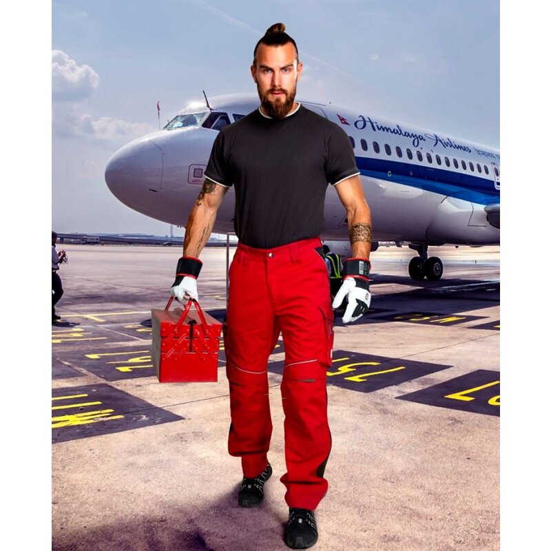Ardon Bundhose URBAN+ rot-schwarz verschiedene Größen, 47,59