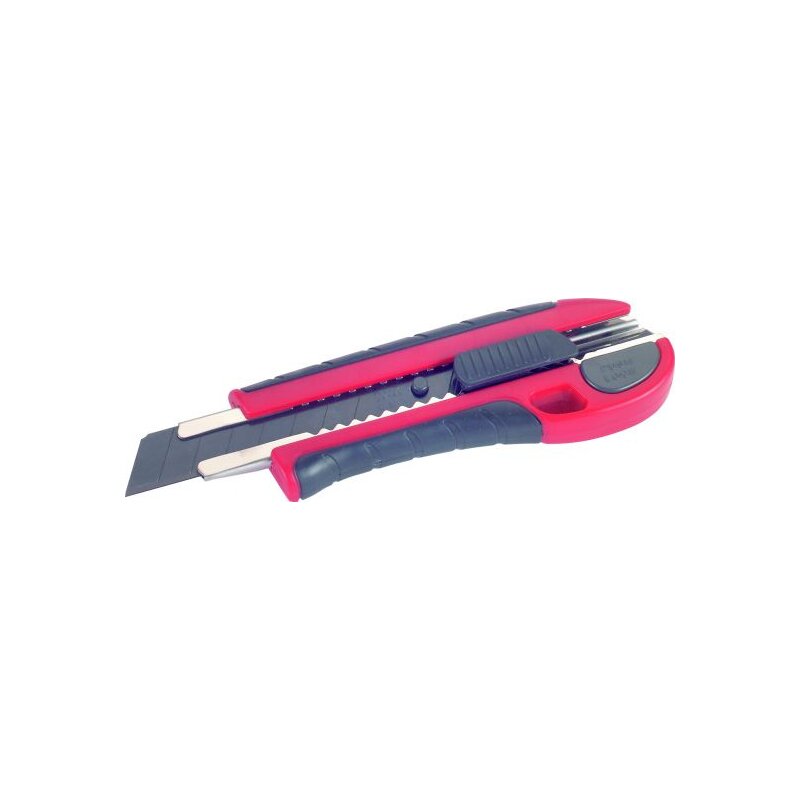 Triuso Cuttermesser 18mm,Power-Black- Klinge, Softgriff, Premium, 10,99